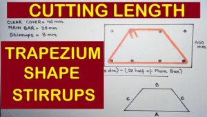 Cutting Length of Trapezium Shape Stirrups - Construction Encyclopedia