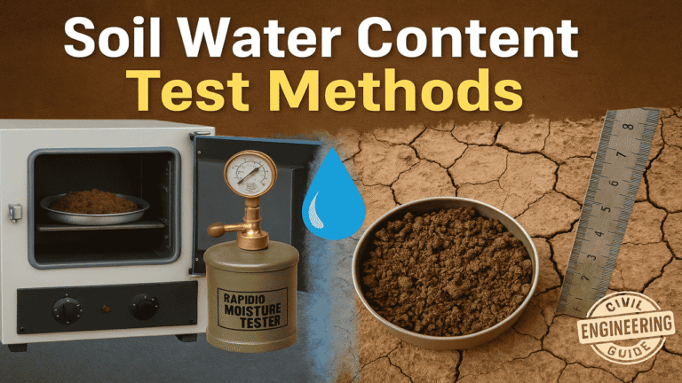 Water Content Determination of Soil by Different Methods - Construction ...